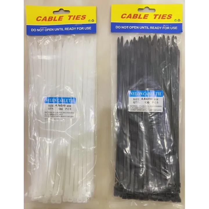 Nylon cable tie - 4.8 x 250 mm | Lazada PH