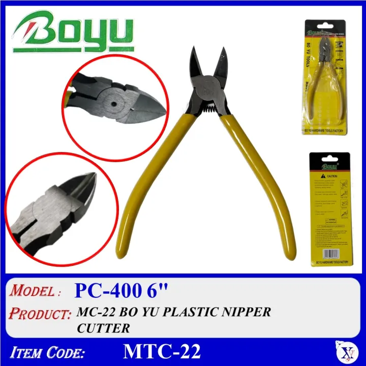 MTC-22 6" MC-22 BO YU PLASTIC NIPPER CUTTER | Lazada