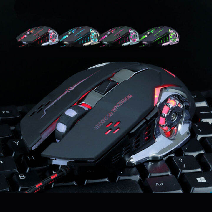 Optical Mouse G53 Gaming Mouse 3200Dpi Wired Connection Desktop Laptop ...