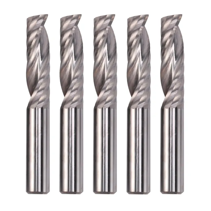 [yunhaoshankui] 5Pcs Up Down Cut 6MM Spiral Solid Carbide CNC Router ...