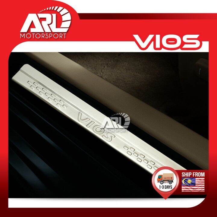 Toyota Vios XP150 NCP150 3rd Door Step Scuff Plate With Logo Vios Step ...