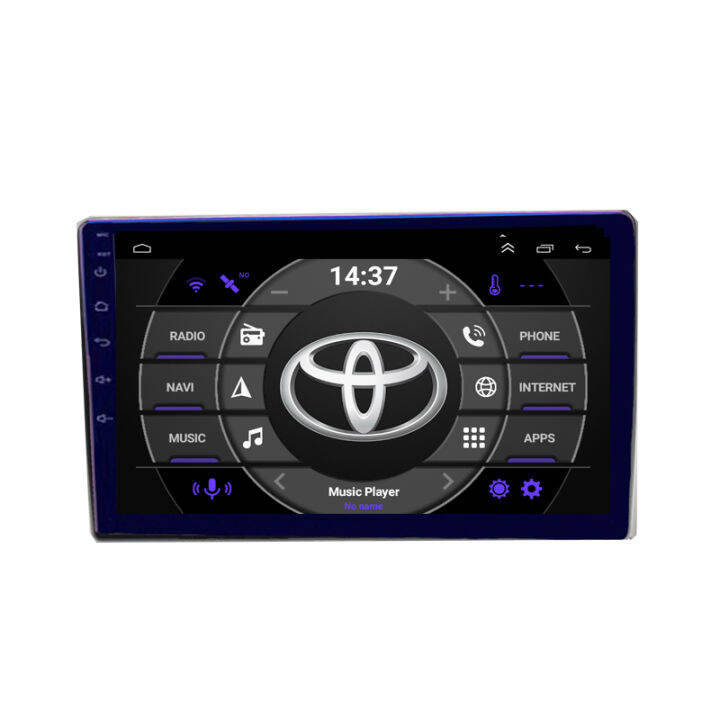 Car Android Head Unit Units Car Stereo with Panel for Toyota hiace ...