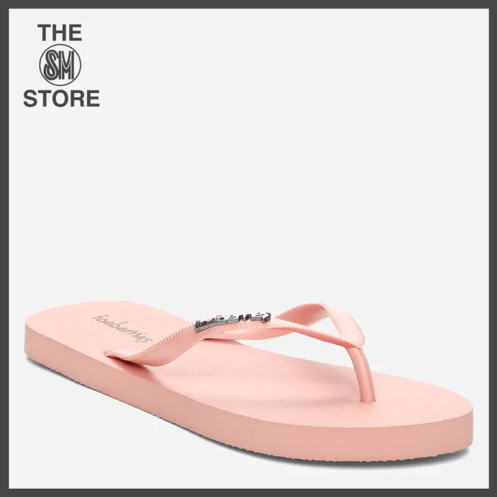 Toeberries Ladies’ Logo Flip-Flops in Peach | Lazada PH
