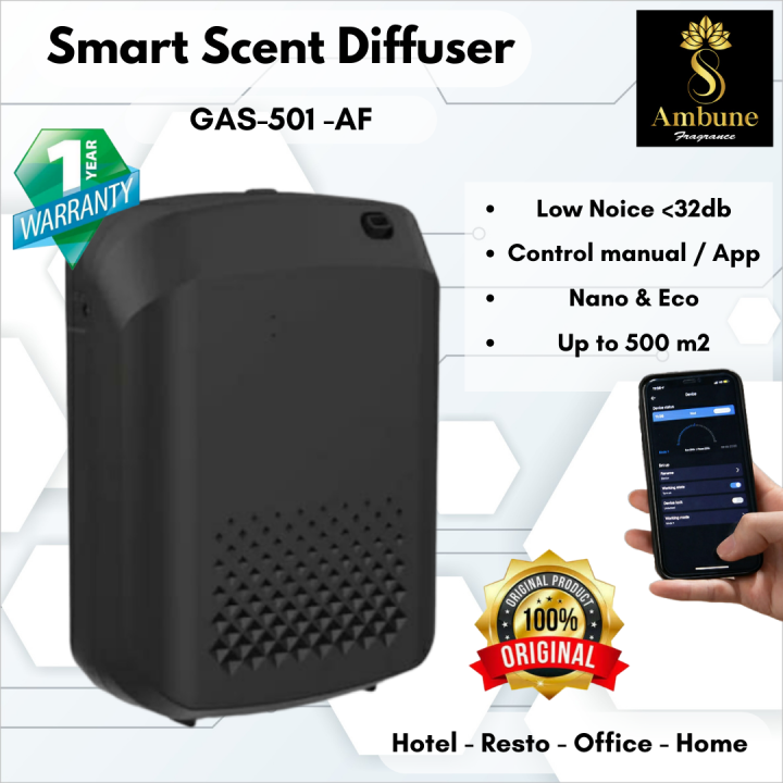 Scenting mesin smart diffuser GAS-501 F (Hitam) pengharum ruangan ...