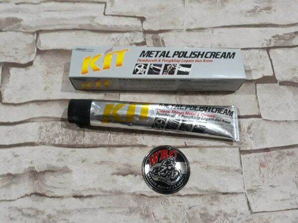 KIT Metal Polish Cream Pembersih & Pengkilap Logam & Krom 50 gr ...