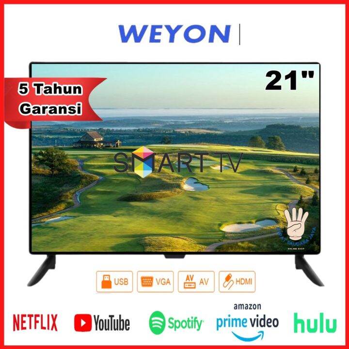 NEW TV LED 21INCH FULL LAYAR DIGITAL SMART WITH ANDROID BOX SUPPORT ...