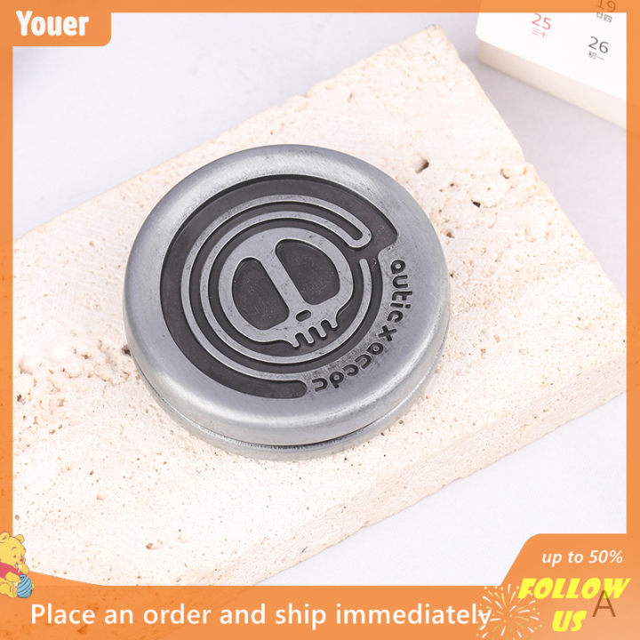 【Youer】 Devil Milk Cap Magnetic Haptic Coins EDC Adult Metal Fidget ...