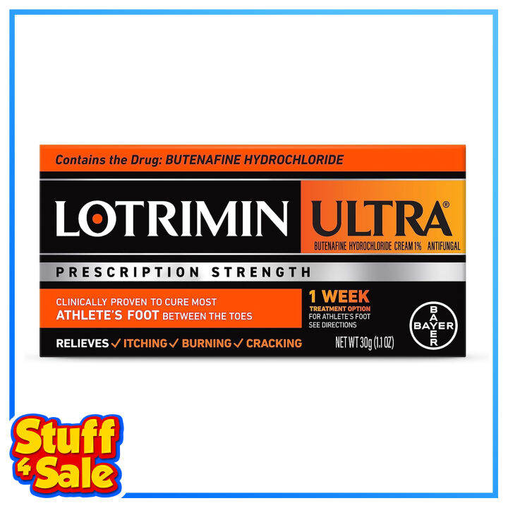 Lotrimin Ultra Prescription Strength Athlete's Foot 1 Week Treatment ...