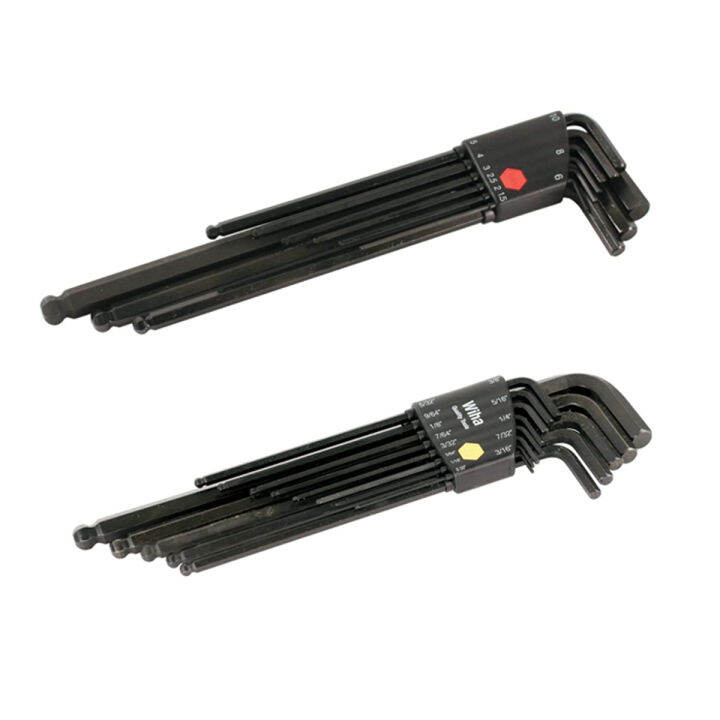 Wiha 36995 Ball End Hex-Inch and Metric L-Key Sets, 2-Pack | Lazada.co.th