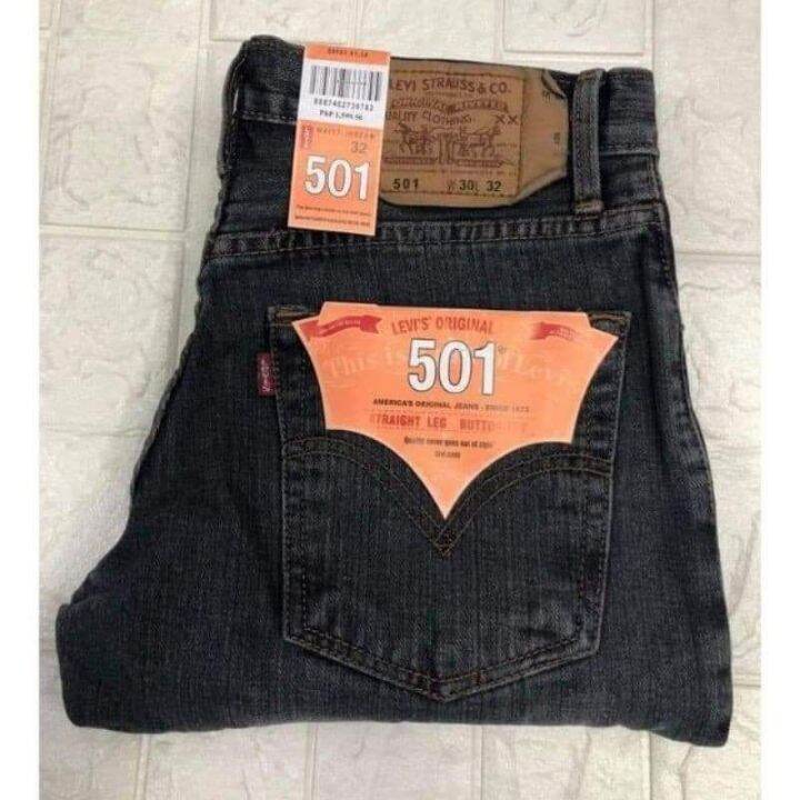 Levi's 501 Men Plain Blue Maong Straight cut Size Reg, 28 to 34 Plus ...