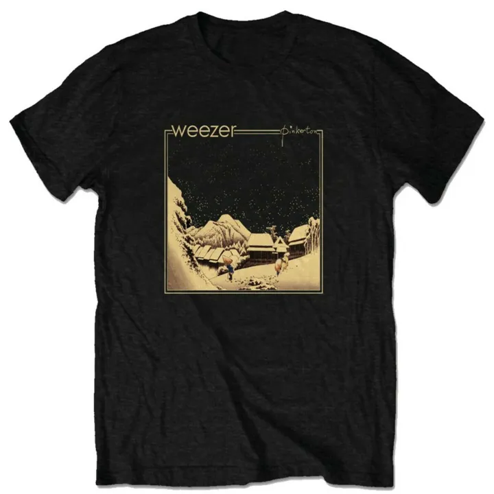 T shirt for men/2022 NEW WEEZER Pinkerton Soft Slim Fit T SHIRT NEW S M ...