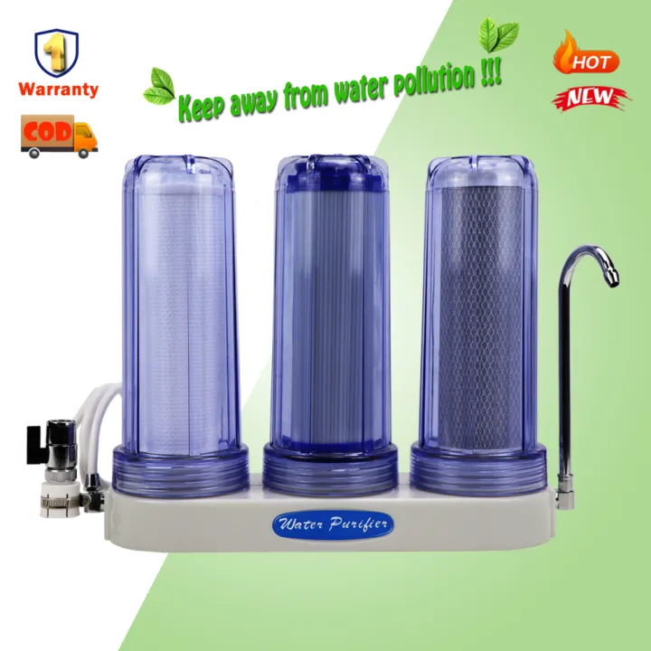 3 Stage High Quality Water Purifier Complete Set | Lazada PH