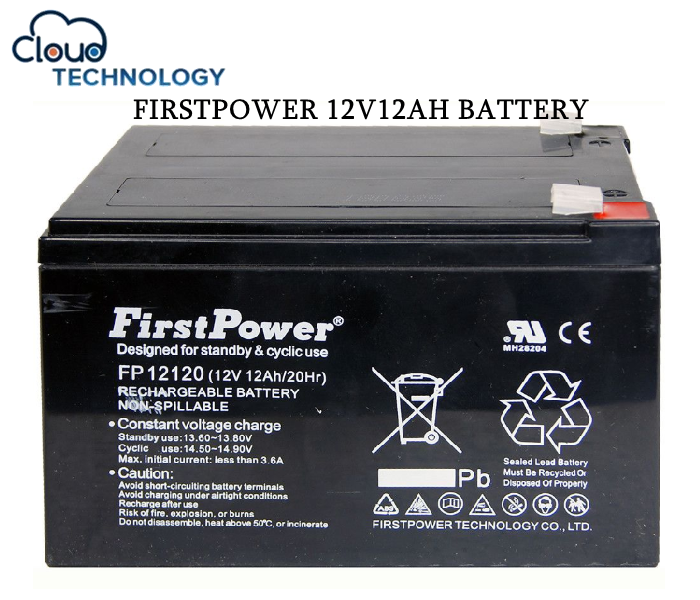 FIRSTPOWER FP12120 12V12AH REPLACEMENT UPS BATTERY | Lazada