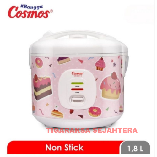 MAGIC COM COSMOS CRJ-3301 NC KAPASITAS 1,8 LITER | Lazada Indonesia