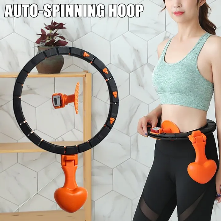 Belly ReducerAuto-Spin Hoop Smart Count Loop with Adjustable Waistband ...