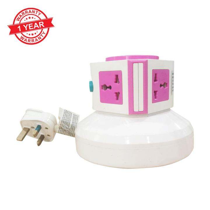 Multi Trailing Socket 4 Way Neon Tower | Lazada