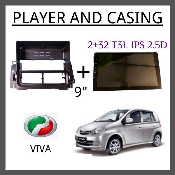 VIVA Android Player 2 + 32 T3L IPS 2.5D 9-inch Full HD screen Car Andriod Player With Casing ...