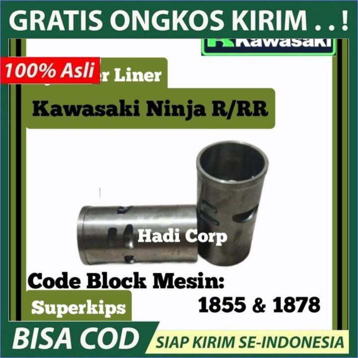 Jual LINER BORING KAWASAKI NINJA R/RR 150 SUPERKIPS BLOK 1855 Terbaru ...