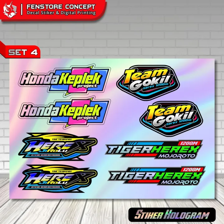 Sticker lembaran variasi sunmori isi banyak stiker keren stiker pack ...