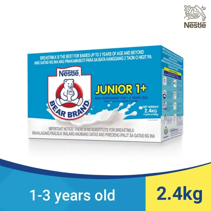 fWxQRHs4 BEAR BRAND Junior Milk Supplement For Children 1-3 Years Old 2 ...