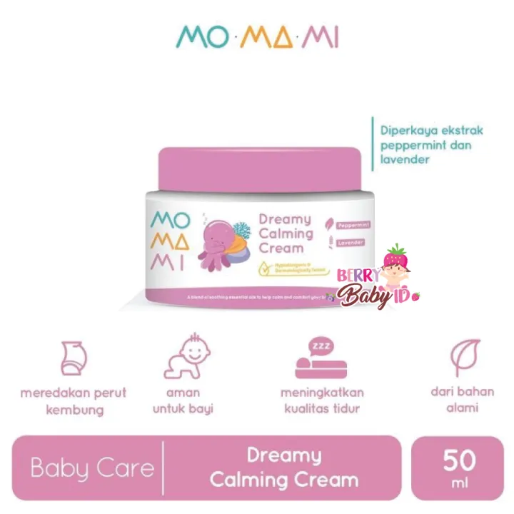 Momami Dreamy Calming Cream Pereda Perut Kembung Bayi 50 gr Mo Ma Mi ...