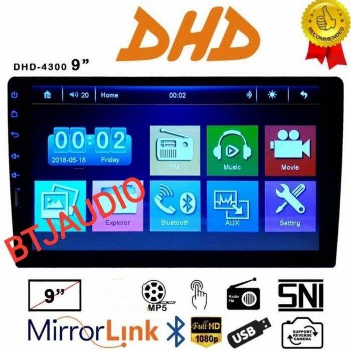 Head Unit Tape Mobil Double Din Deckless Dhd Layar 9 Inch Dan 10 Inch ...