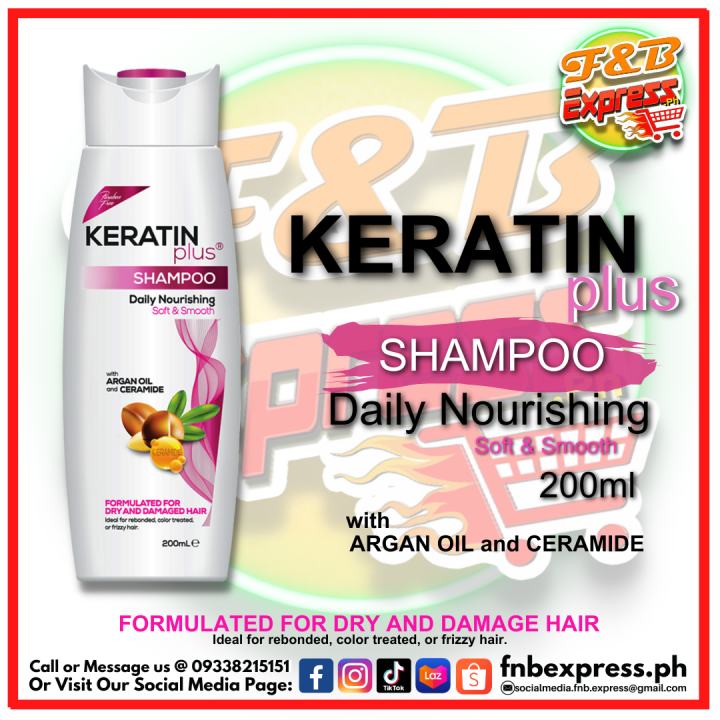 Keratin Plus Shampoo Daily Nourishing 200ml x 1pc | Lazada PH
