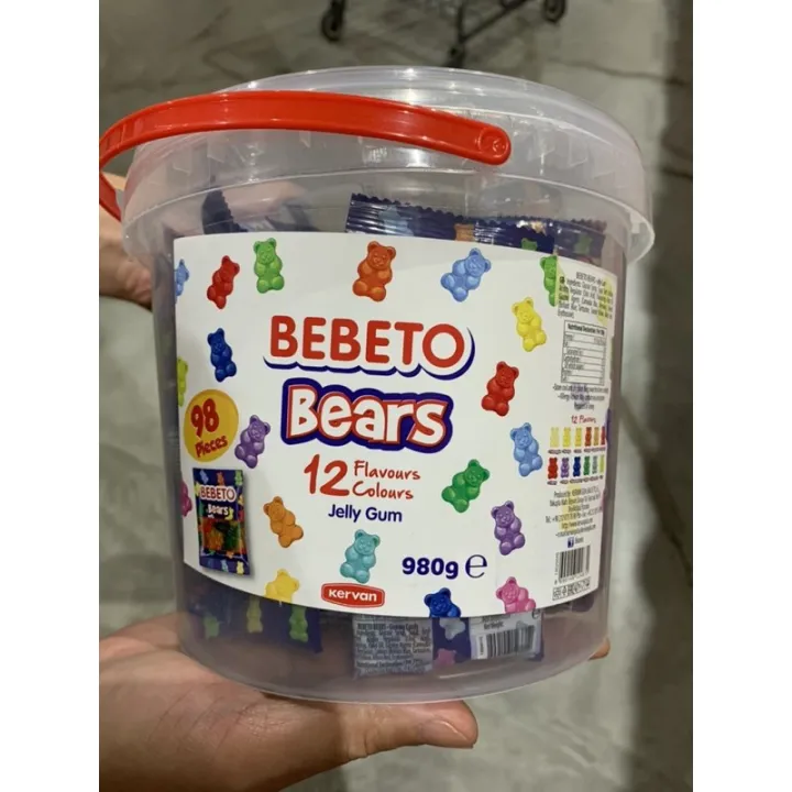 Bebeto Bears 12 Flavours/Colours Jelly Gum 980g | Lazada PH