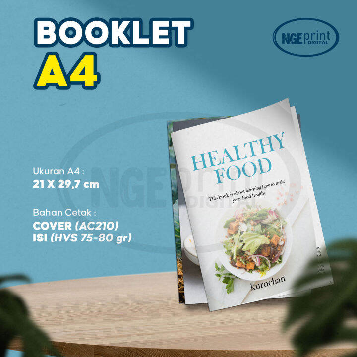 Cetak Booklet A4 Custom /Company Profile / Album Foto Katalog / Majalah Cutom Print buku ukuran ...