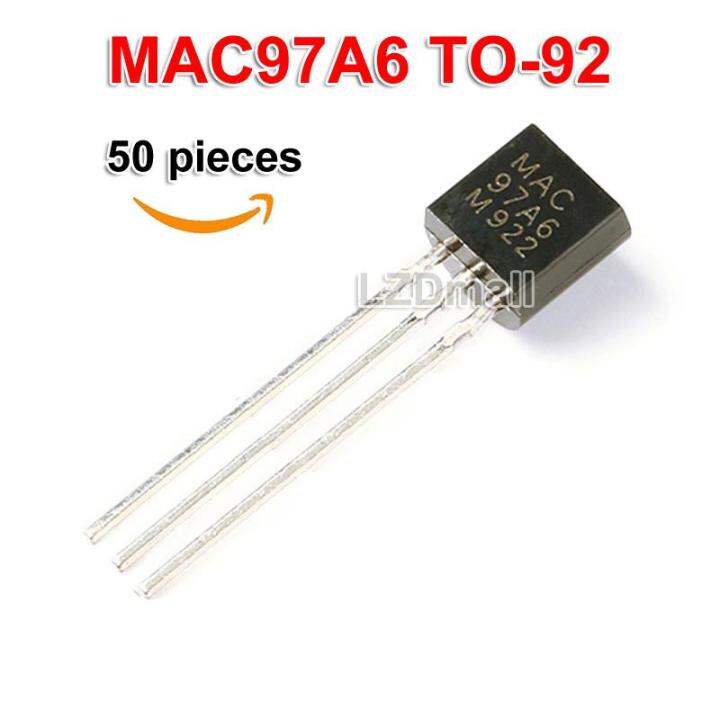 50pcs MAC97A6 97A6 TO-92 Triacs THY 6A 400V TRIAC new original | Lazada PH