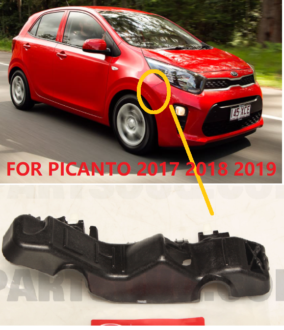 1set FOR KIA PICANTO 2018 2019 NEW FRONT BUMPER HOLDER BRACKET | Lazada PH