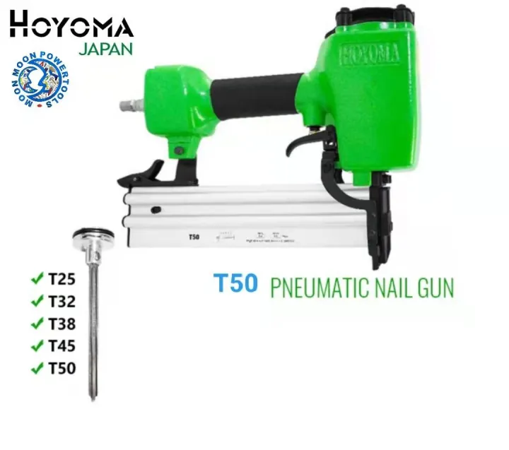 HOYOMA JAPAN PNUEMATIC AIR NAIL GUN T50 | Lazada PH
