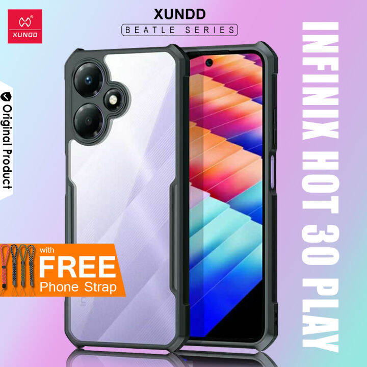 Xundd [Original] Beatle Clear Hybrid Shock Proof Armor Case for Infinix Hot 30 Play | Lazada PH