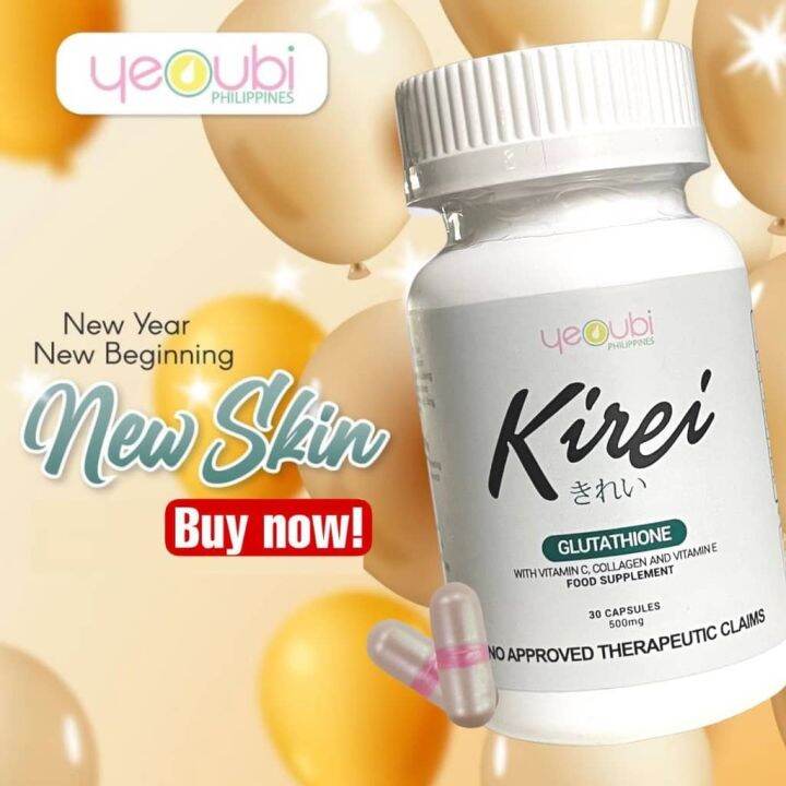۞ Kirei Glutathione 30 Capsules | Lazada PH