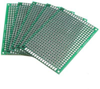 5pcs Double Side 5x7cm PCB Strip board Printed Circuit Prototype Track ...