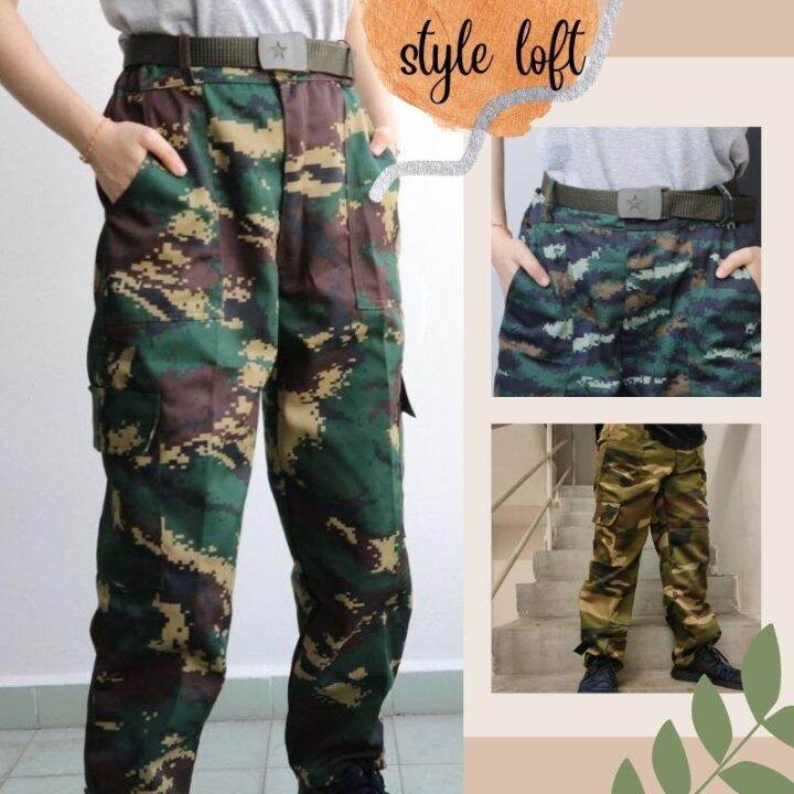 Seluar Celoreng Askar Panjang / Army Long Pants / Tahan Lasak ...
