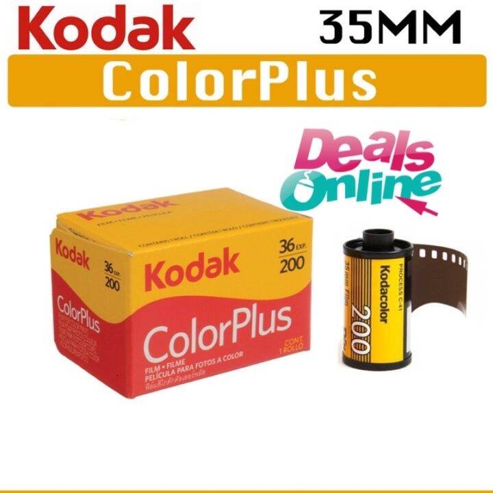 Digital Camera Kodak 135 35mm ColorPlus Color200 Negative Roll Film 36 ...