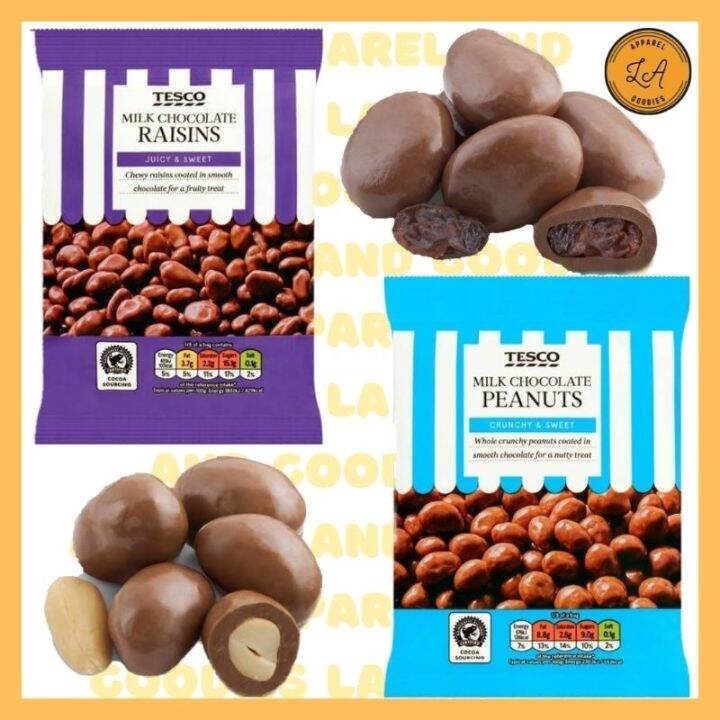 Tesco Chocolate Raisins And Peanuts 200g Lazada Ph