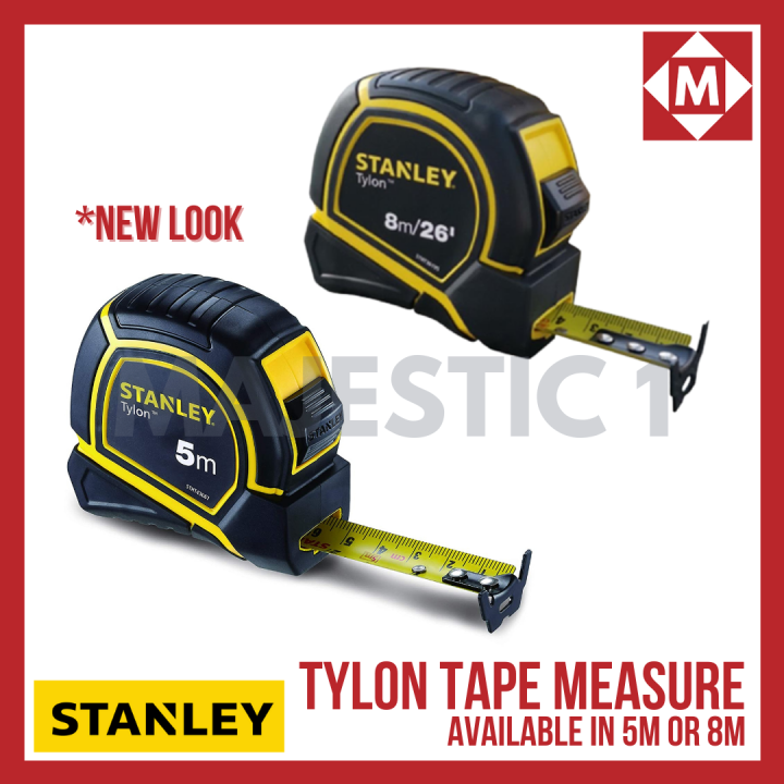 Stanley Tylon Meter Tape / Tape Measure 3M 5M 8M 36-193 / 36-194 / 36 ...