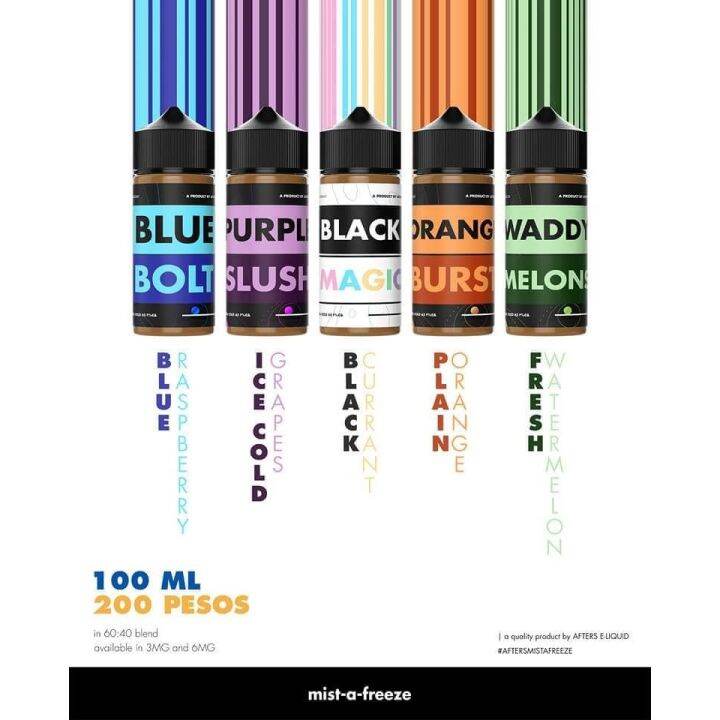 Mist A Freeze Freebase E-Juice 100ML | Lazada PH