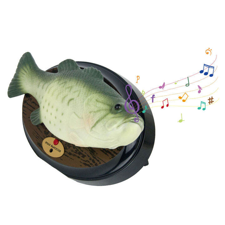 Funny Electronic Big Mouth Billy Bass Fun Toy Singing Plastic Fish ...