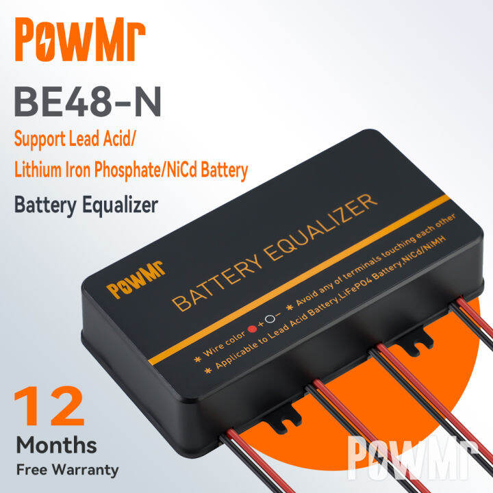 PowMr Battery Balancer Charger Controller 48V Solar System Battery ...