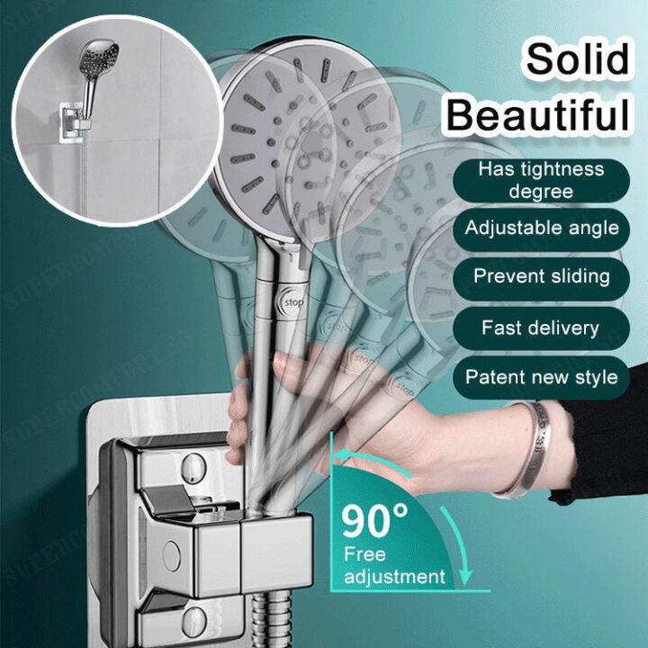 mengkai Hole-free shower bracket | Lazada PH