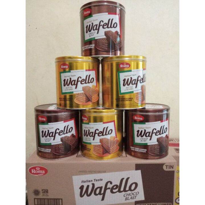 Roma Wafello Wafer Kaleng | Lazada Indonesia