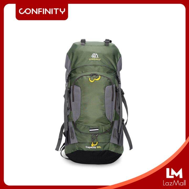 CONFINITY 60L Waterproof Hiking Backpack Camping Mountain Climbing ...