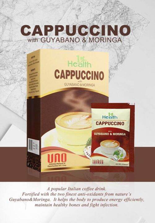 UNO Coffee Cappuccino Premium Coffee 20 sachet 1 Box | Lazada PH
