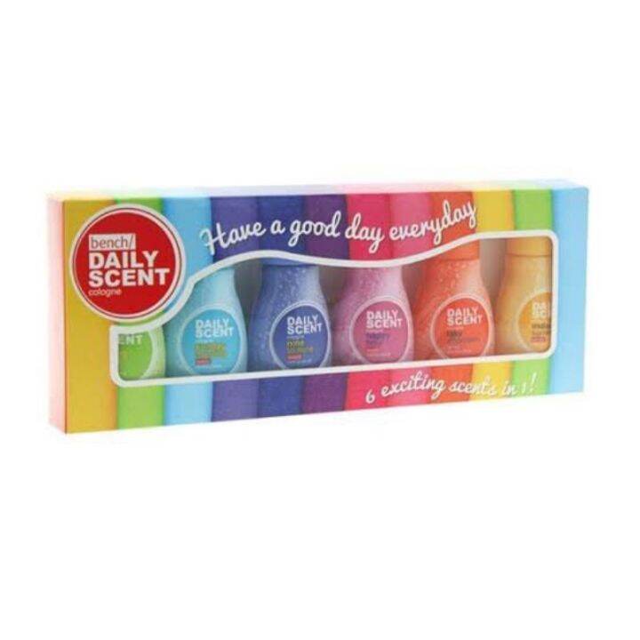 Bench Daily Scents Cologne Set (25mL x 6 pcs.) | Lazada PH