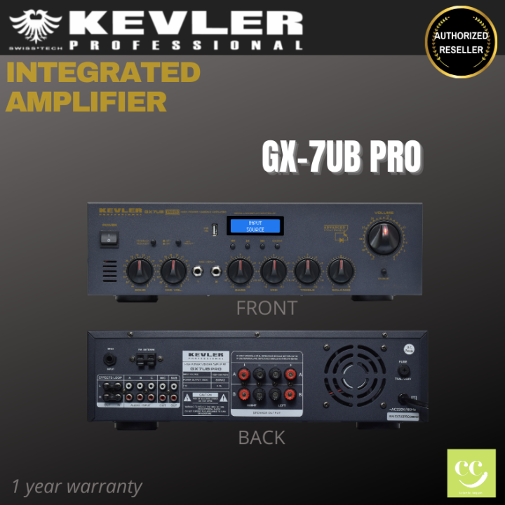 KEVLER Professional High Power Videoke Amplifier GX-7UB PRO | Lazada PH