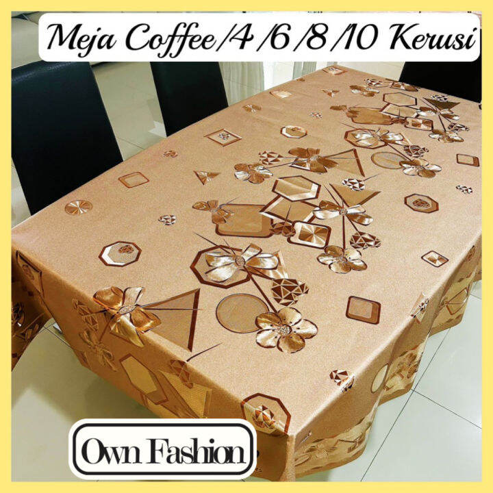 Lapik Meja Korea Shining Copper (EmasTembaga) Corak 3D Alas Meja ...