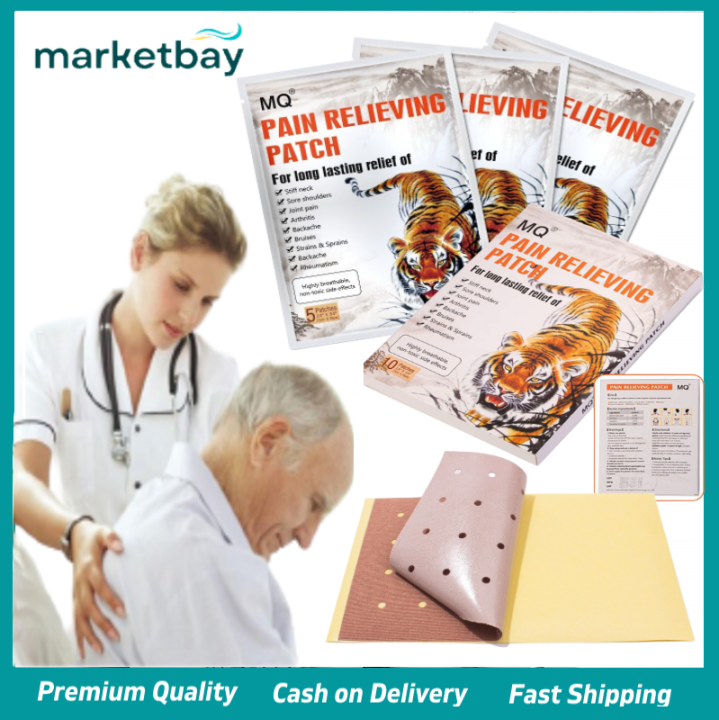 Marketbay Pain Relieving Patch Long Lasting Relief Herbal Waist & Leg ...